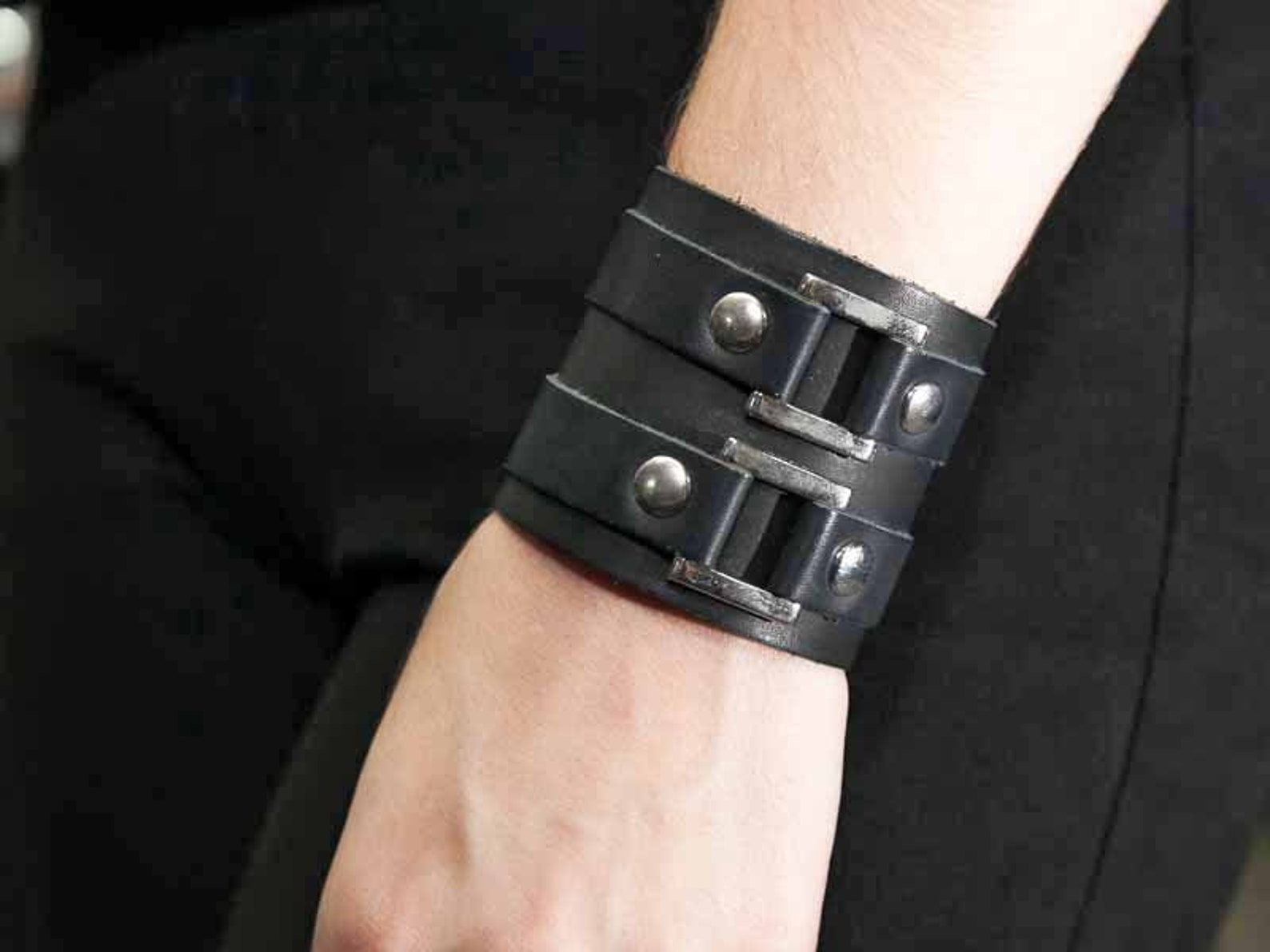 Leather Wristbands Leather Wrist Cuff Leather Cuff Bracelet | Etsy