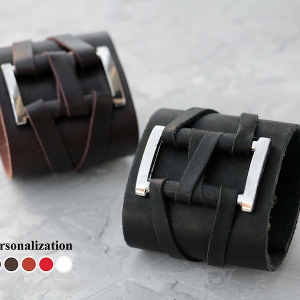 Leather Arm Bands - Etsy