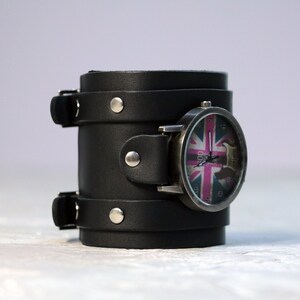 Wide Leather Watch Strap Wide Leather Watch Band Leather - Etsy