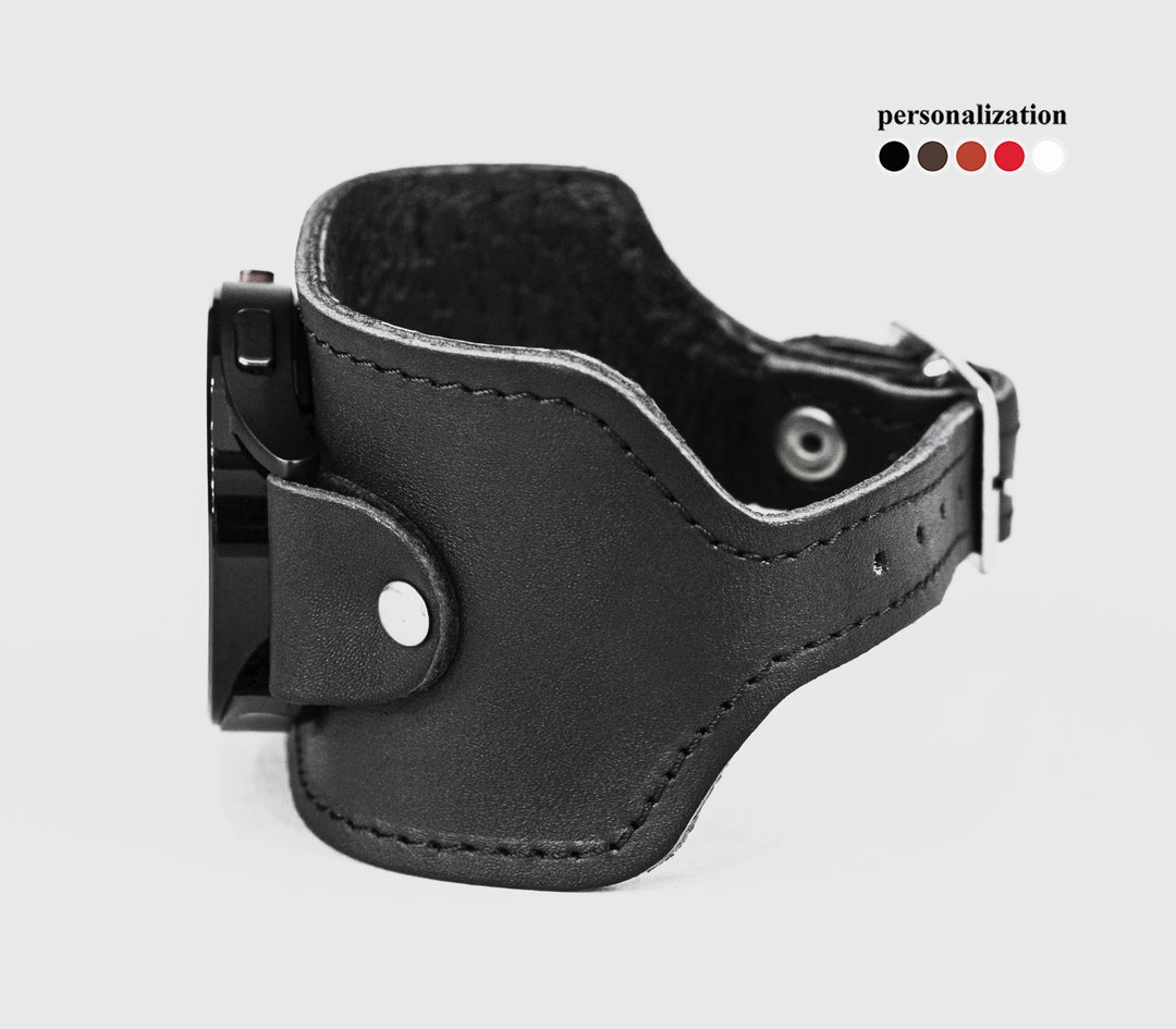 Stylish Leather Cuffband for Samsung and Other Smartwatches - Perfect ...