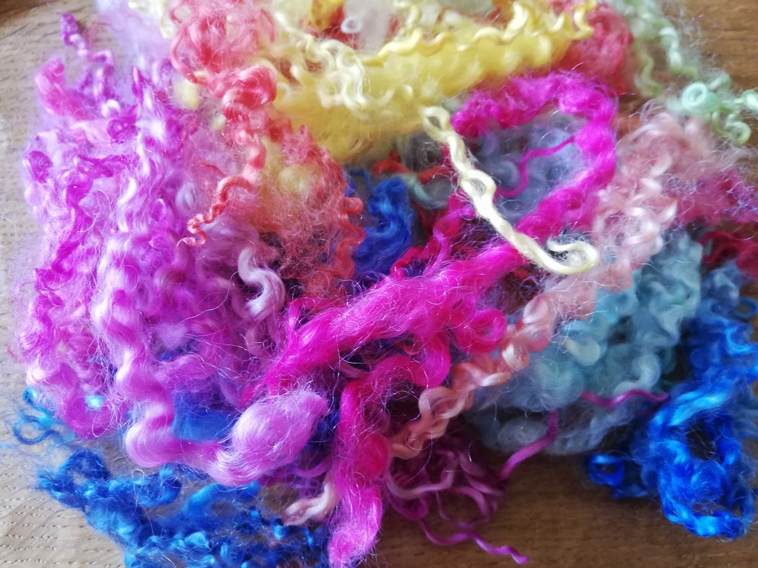 Wensleydale Dyed Locks 30grms - Etsy