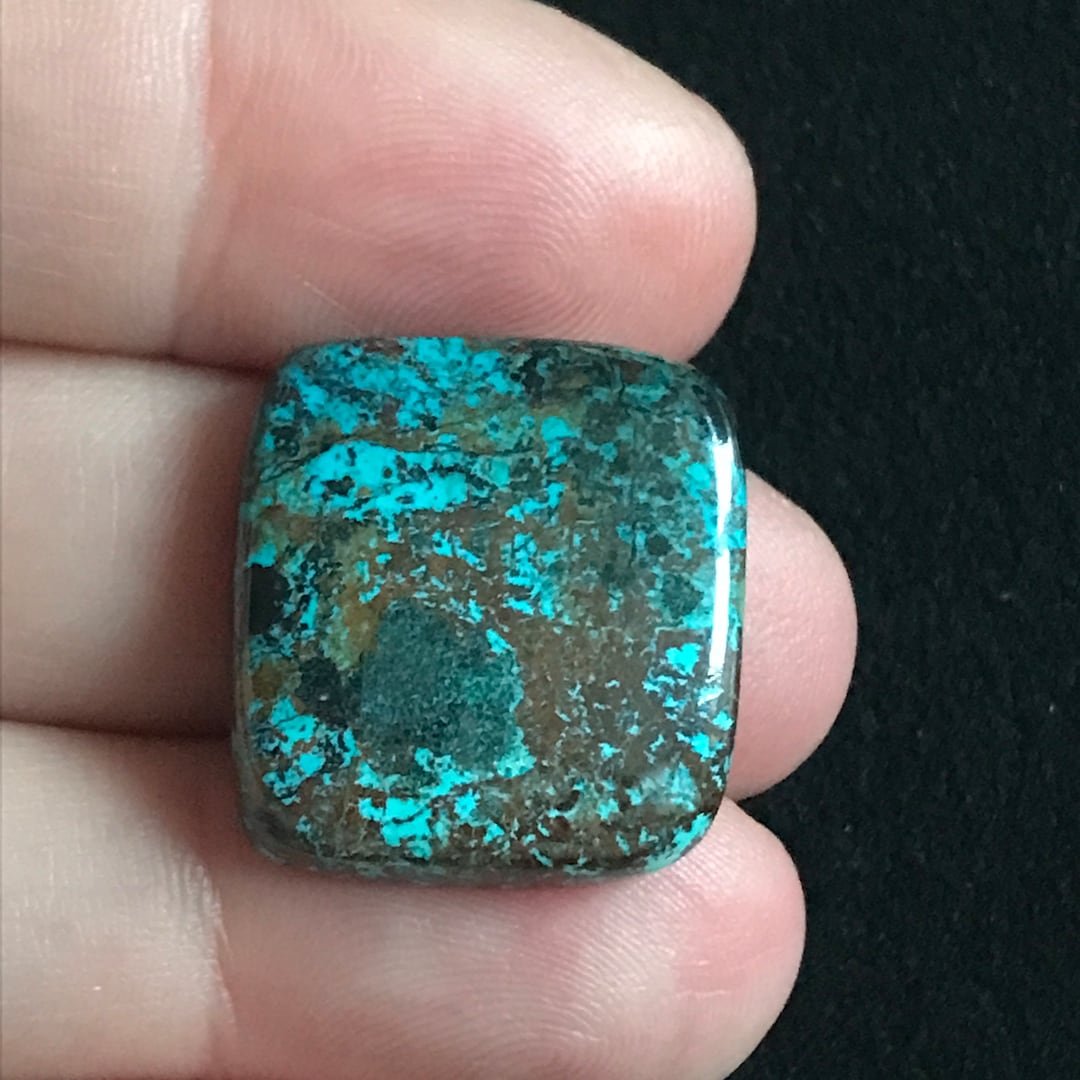 Azurite Cabochon Flat-backed Teardrop / Pear, Rectangle & Fancy Shape ...