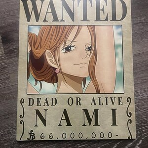 One Piece Nami 8x10 Flat Canvas Photo - Etsy