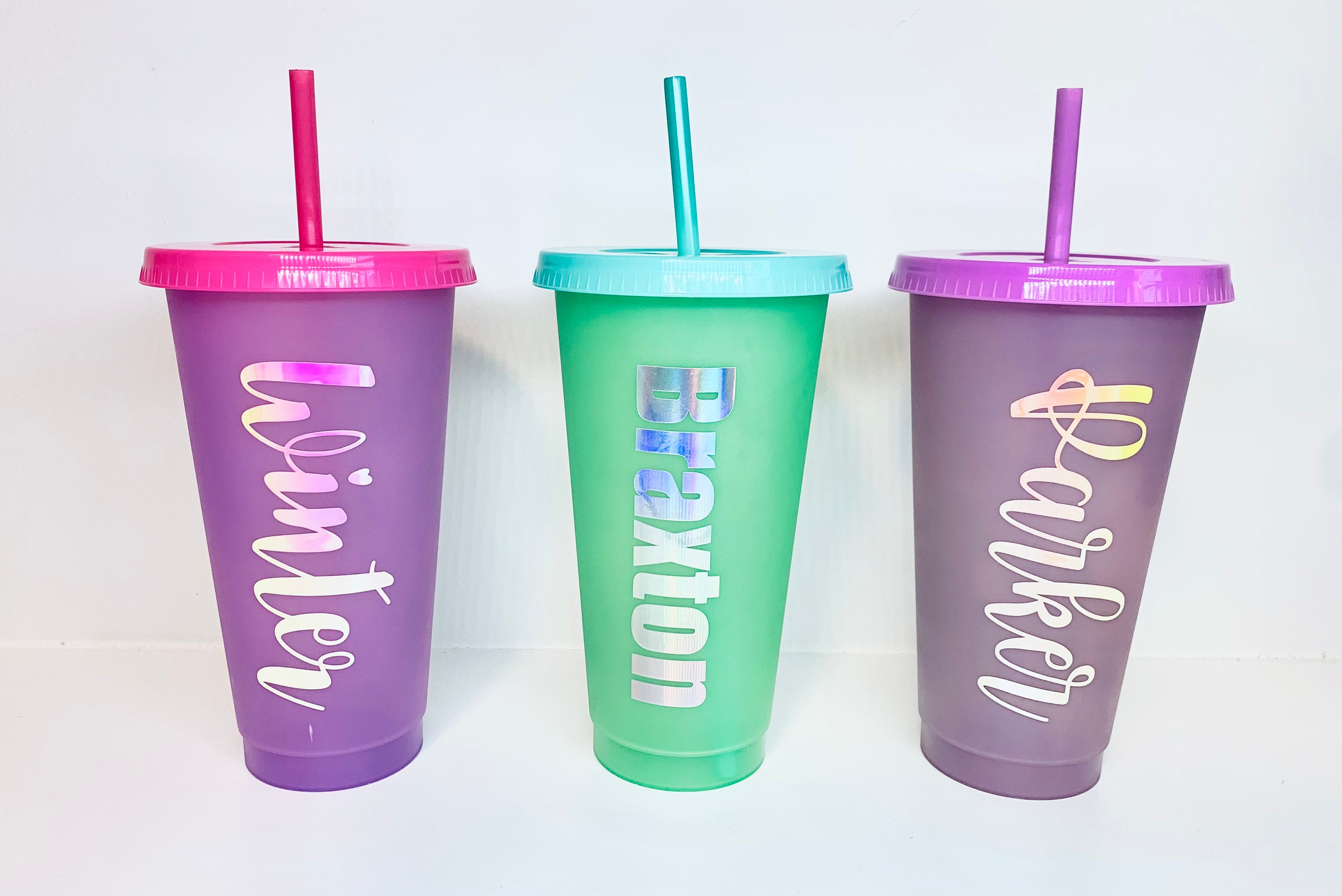 Color changing cups // personalized kids cups // tumblers // | Etsy