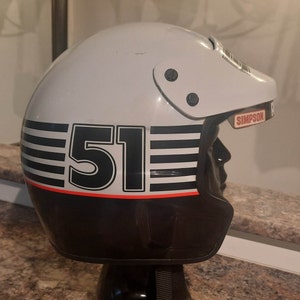 1:1 DAYS OF THUNDER Rowdy Burns Exxon 51 Movie Prop Nascar Race Helmet ...