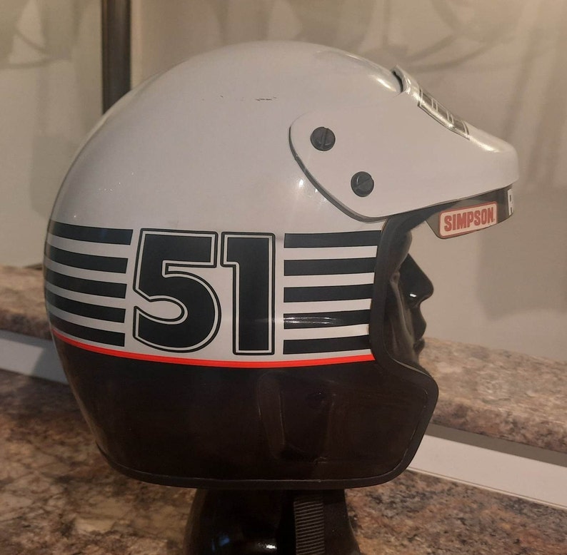 1:1 DAYS OF THUNDER Rowdy Burns Exxon 51 Movie Prop Nascar Race Helmet ...