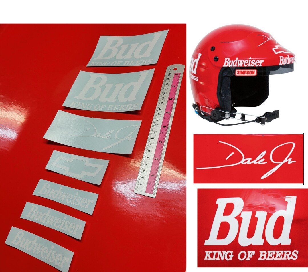 1:1 Dale Earnhardt Jr. NASCAR Budweiser Throwback Vintage Early Race ...