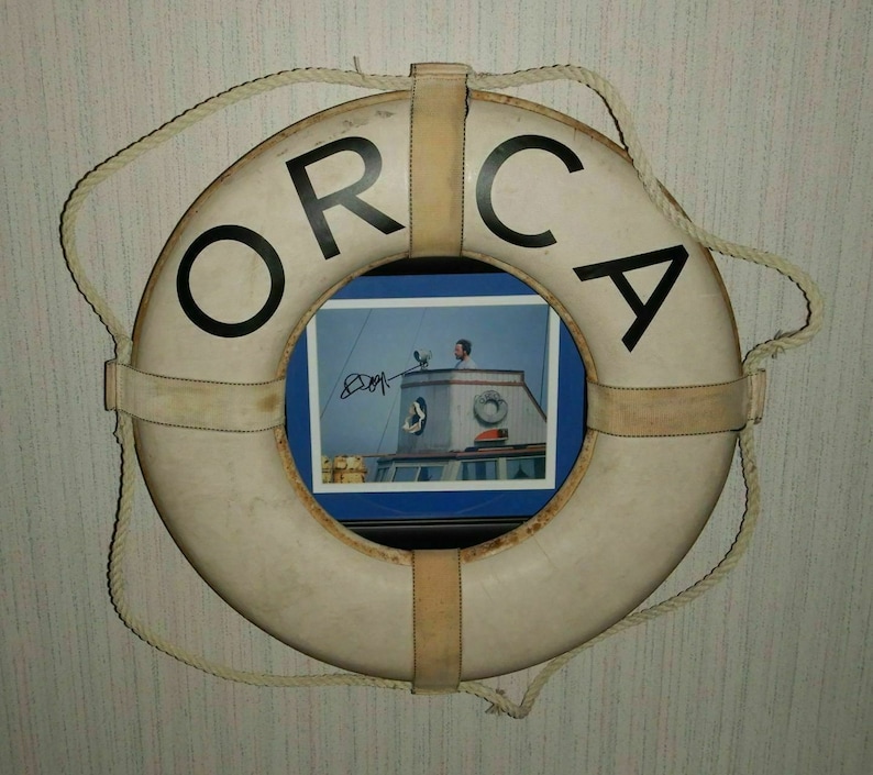 1:1 ORCA 24" JAWS Movie Prop Life Ring Replica Reproduction Decals ...