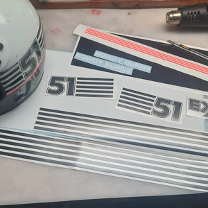 1:1 DAYS OF THUNDER Rowdy Burns Exxon 51 Movie Prop Nascar Race Helmet ...