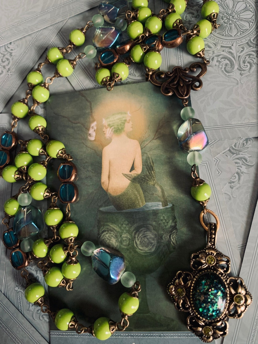 Rusalka Rosary, Slavic Folklore, Prayer Beads, Rusalki, Fairy Tales ...