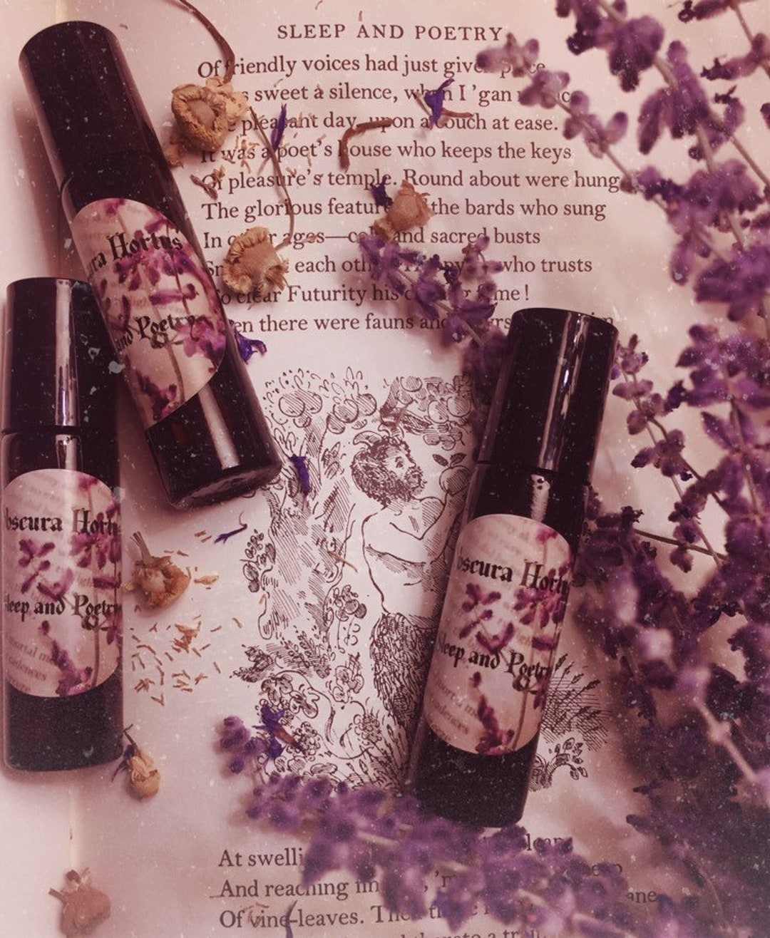 Sleep and Poetry Perfume Oil, John Keats Inspired, Lilac, Honey ...