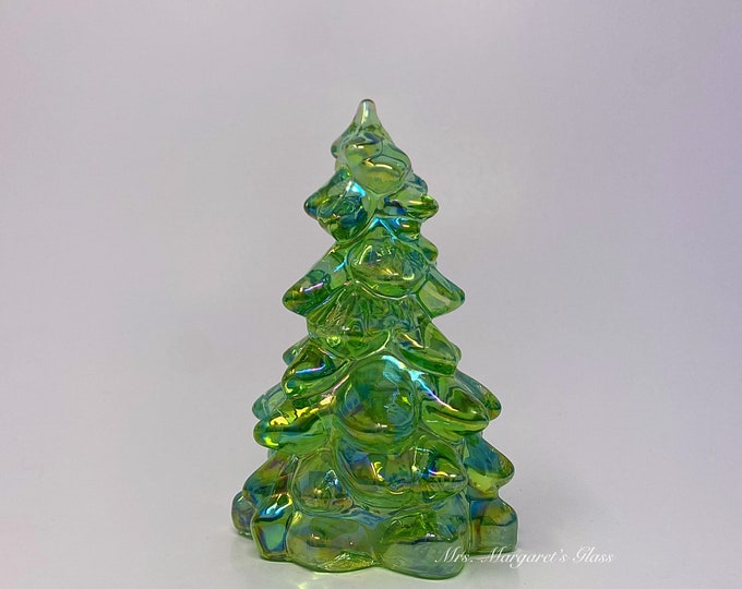 Large Glass Tree Set Blue 5 Pcs - Etsy