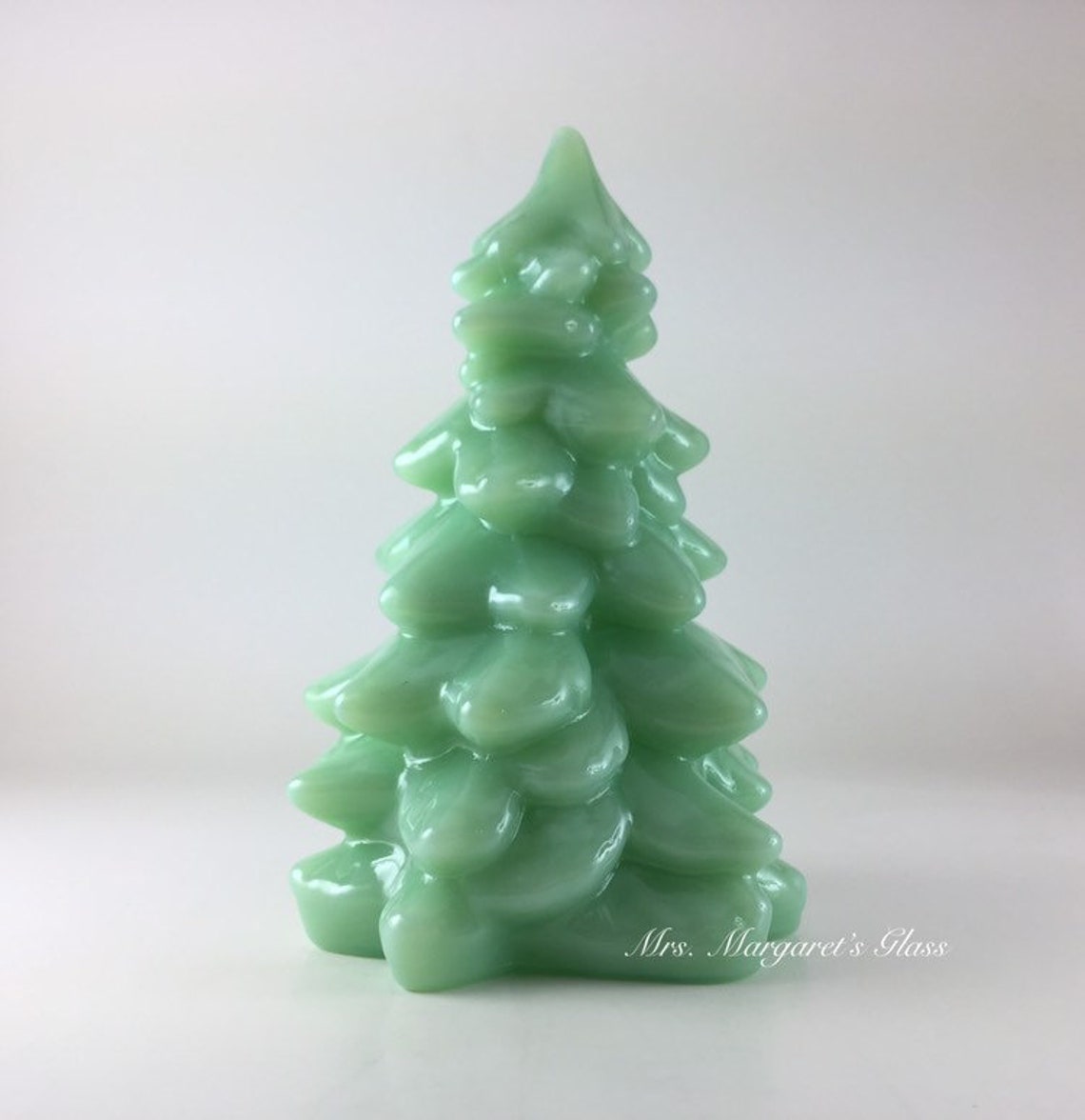 Mosser Glass 5.5" Jadeite Christmas Tree - Etsy
