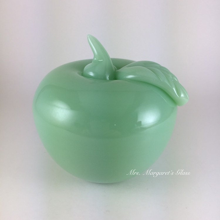 Mosser Glass Jadeite Apple