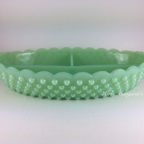 Mosser Glass Jadeite Butter Tub/ Covered Dish - Etsy