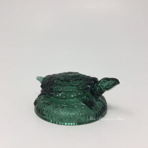 Wilkerson Glass Moss Green “snappy” the Snapping Turtle - Etsy