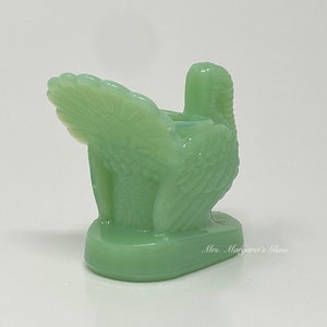 Mosser Glass Jadeite Turkey Toothpick Holder - Etsy