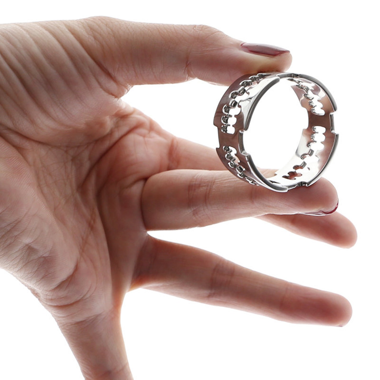 Glans Ring Headshaft Cock Ring Razor Shape Frenulum Ring Etsy