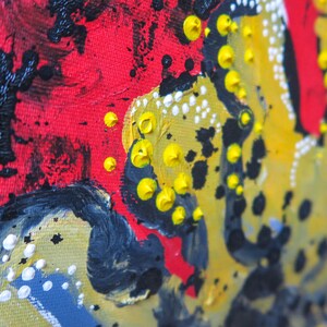 Pop Art Painting, Contemporary, Peculiar, Crazy Painting, 32x40 Creepy ...