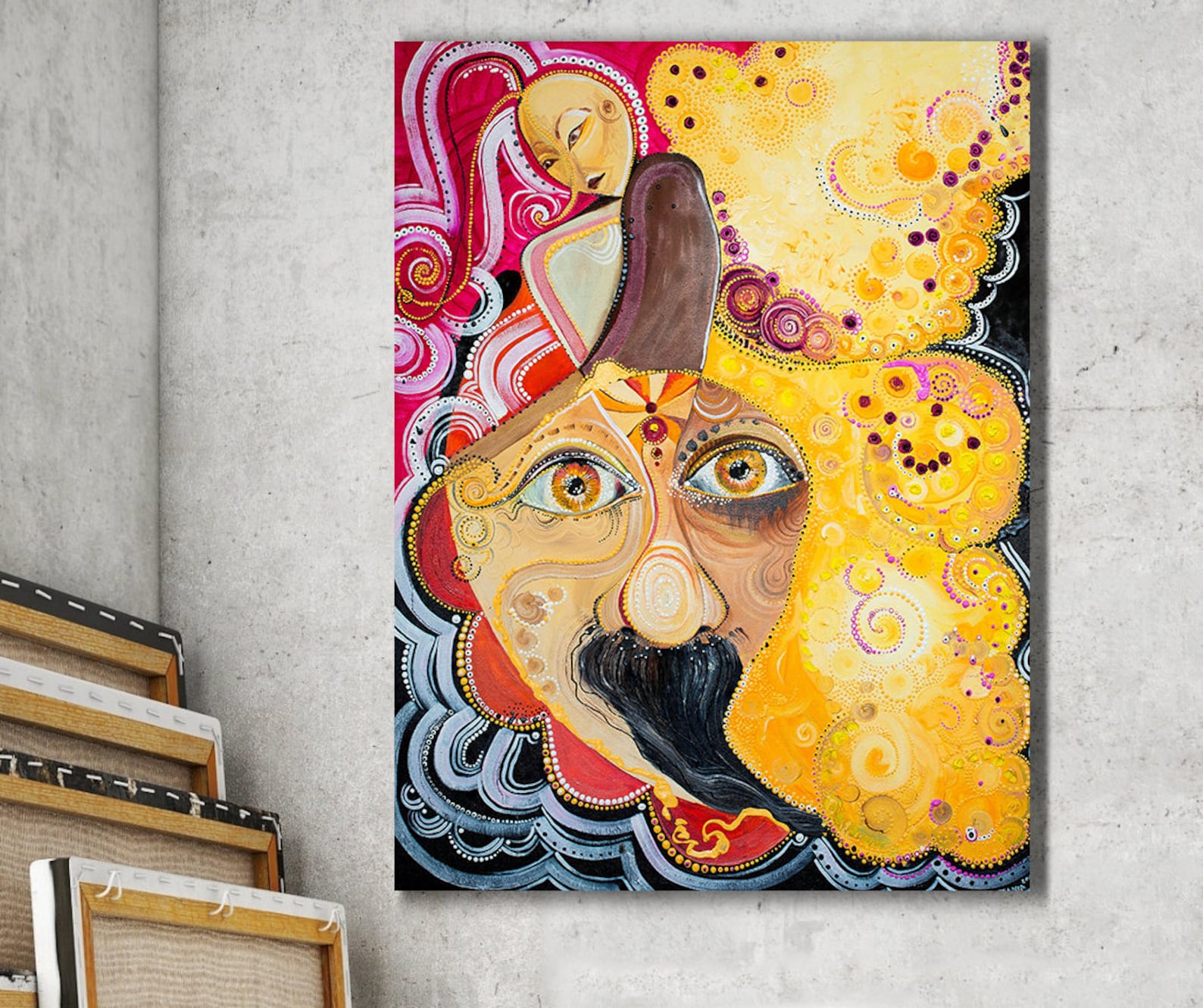 Сontemporary Art Phallic Paintings Modern Art 24 X | Etsy