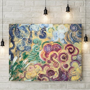 Original Art 18 X 14 Abstract Painting - Etsy