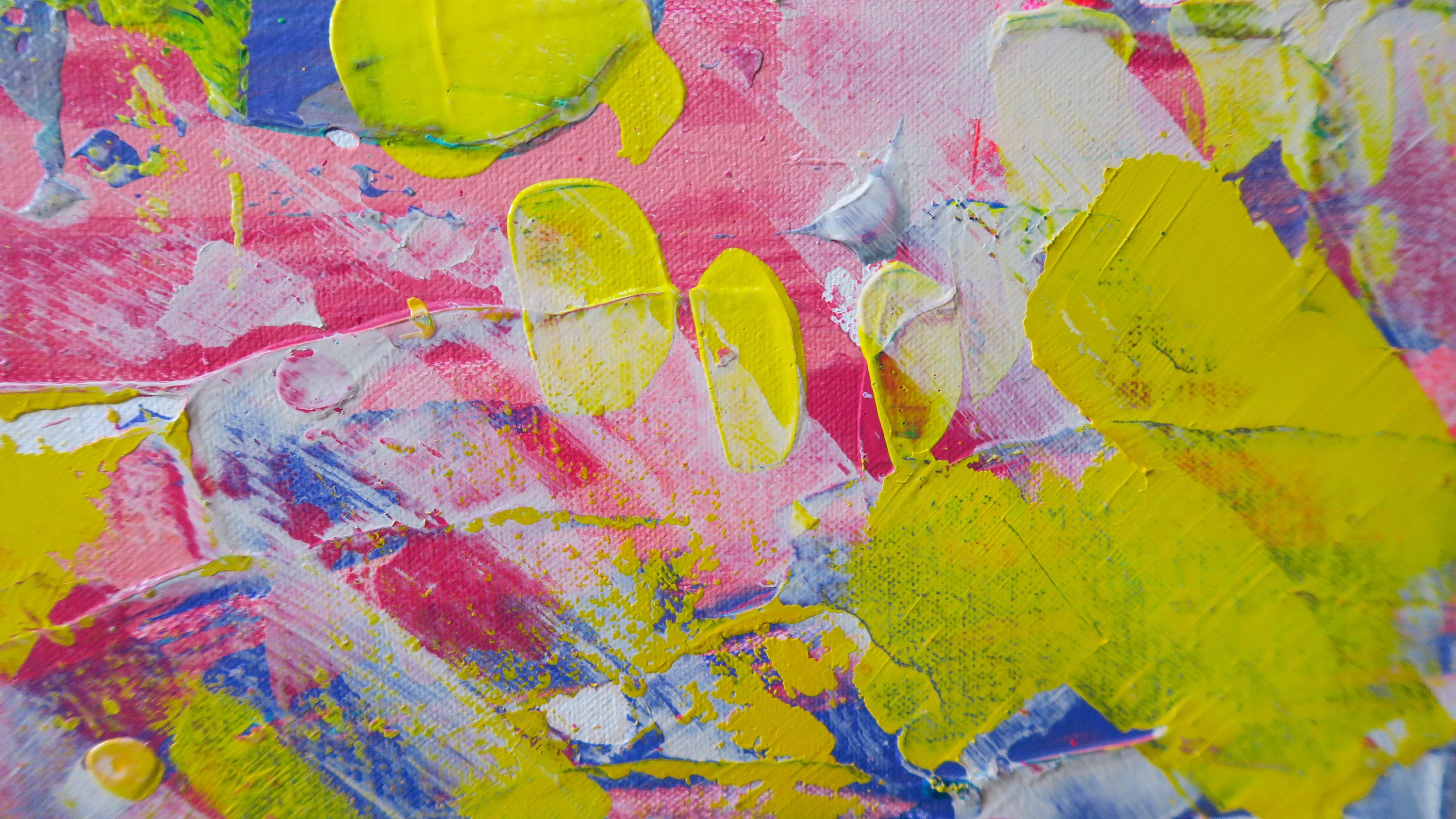 Colorful Painting On Canvas 47 x 35.5 | Etsy