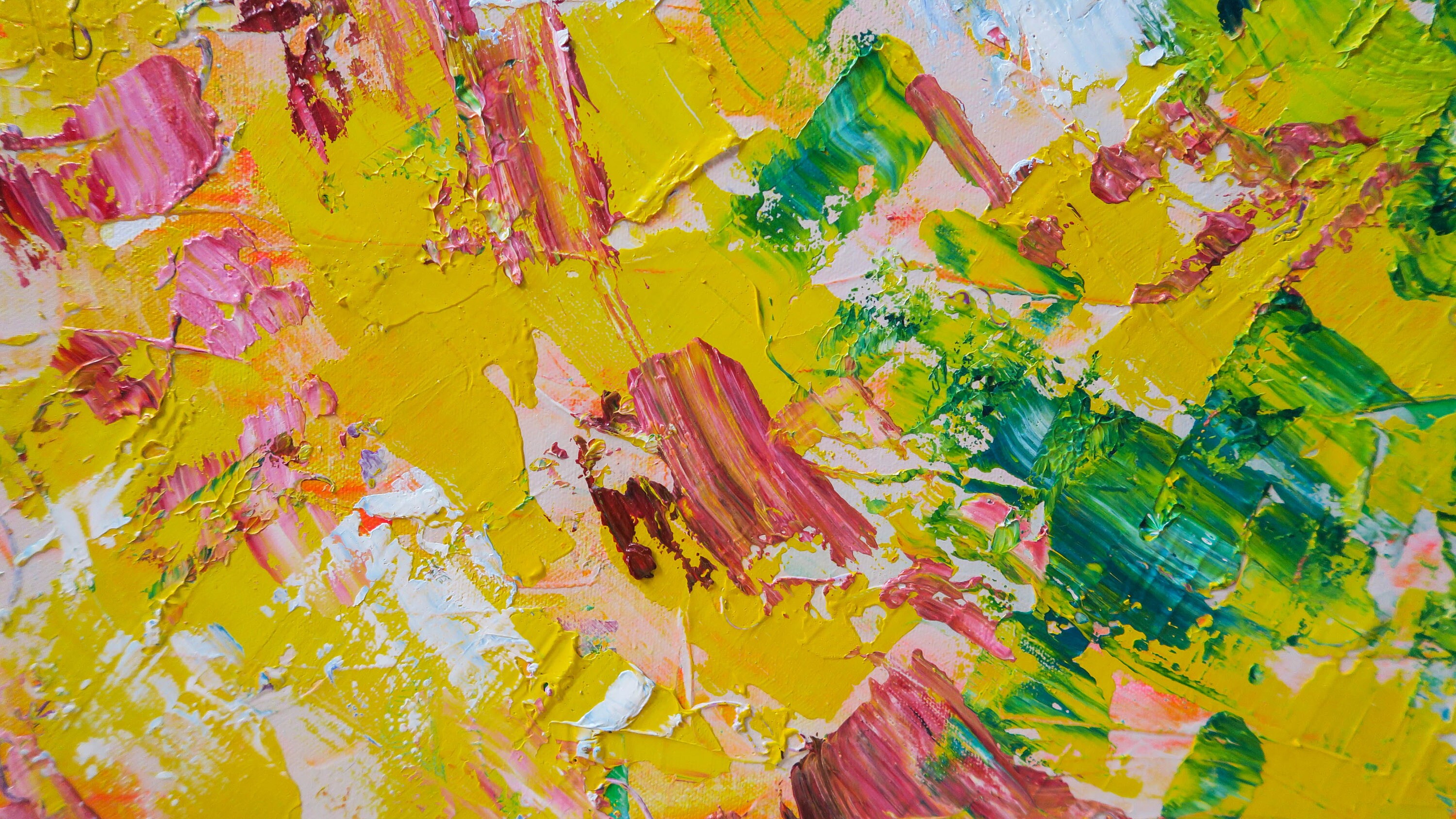 Colorful Painting On Canvas 47 x 35.5 | Etsy