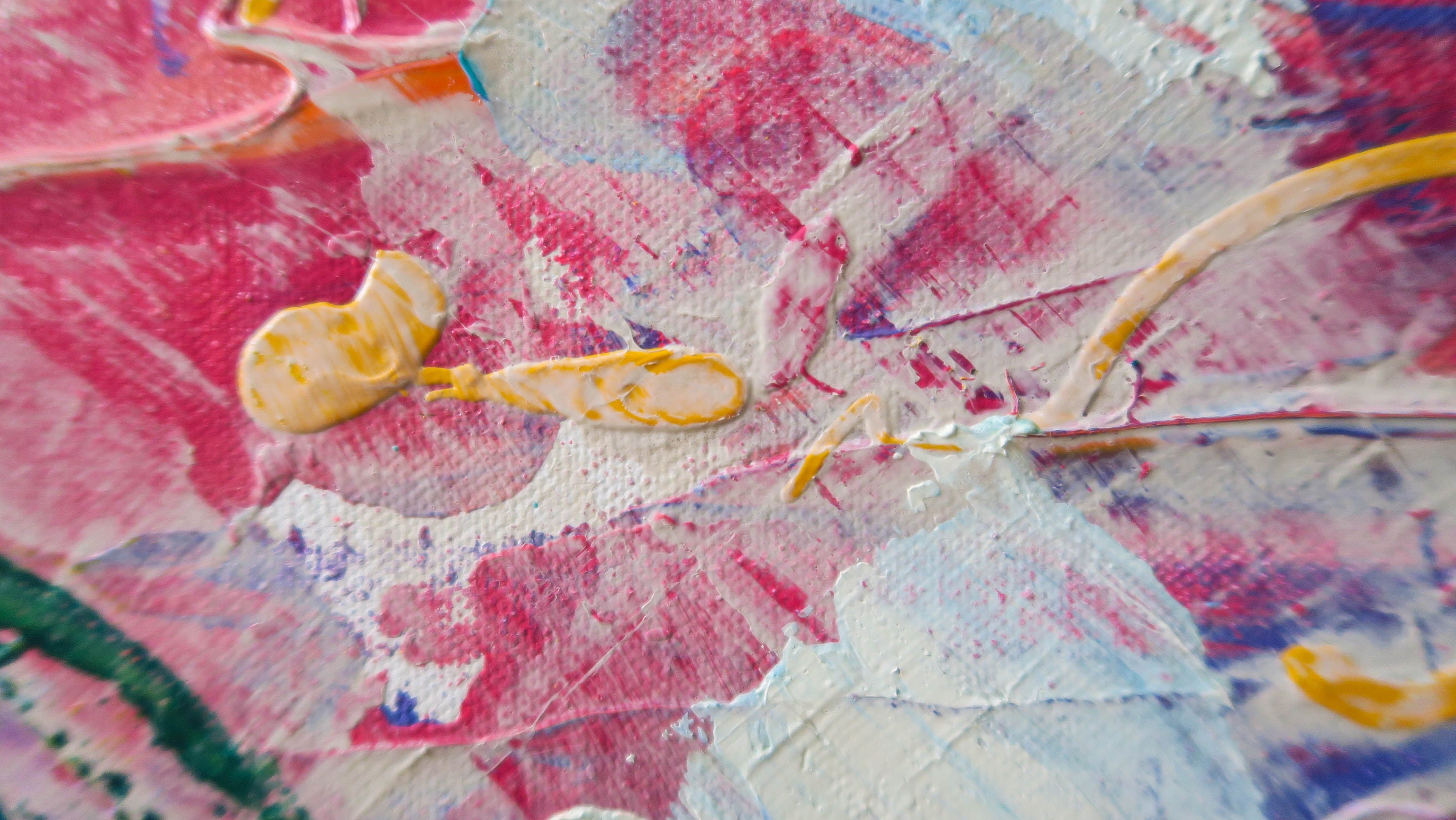 Colorful Painting On Canvas 47 x 35.5 | Etsy