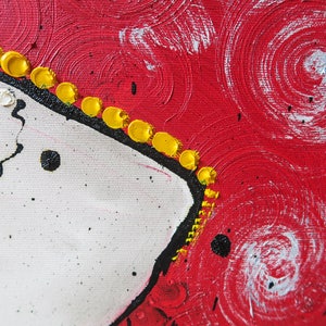 Pop Art Painting, Contemporary, Peculiar, Crazy Painting, 32x40 Creepy ...