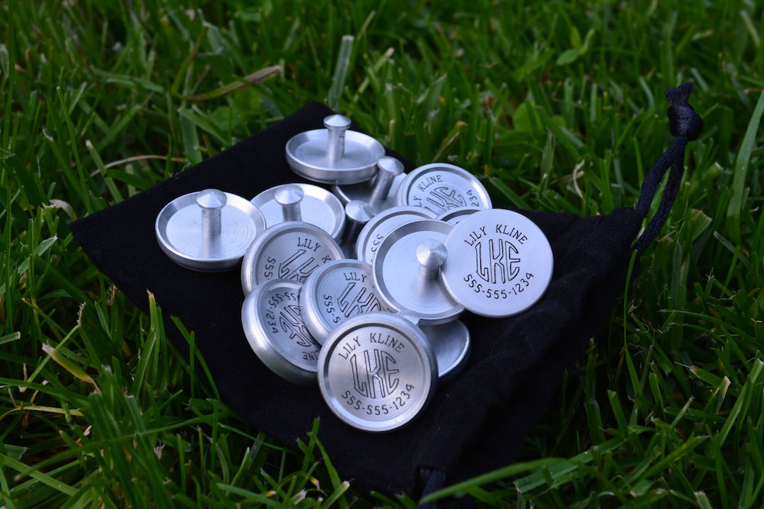 Personalized Monogram Engraved Clublinks Golf Club ID Tag Set of 14 ...