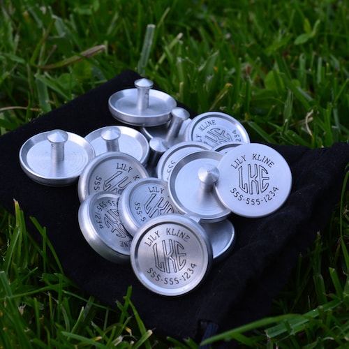 Personalized Monogram Engraved Clublinks Golf Club ID Tag Set - Etsy