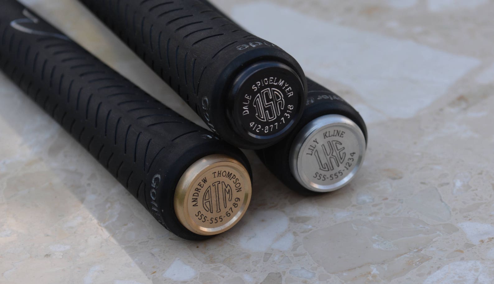 Personalized Monogram Engraved Clublinks Golf Club ID Tag Set - Etsy