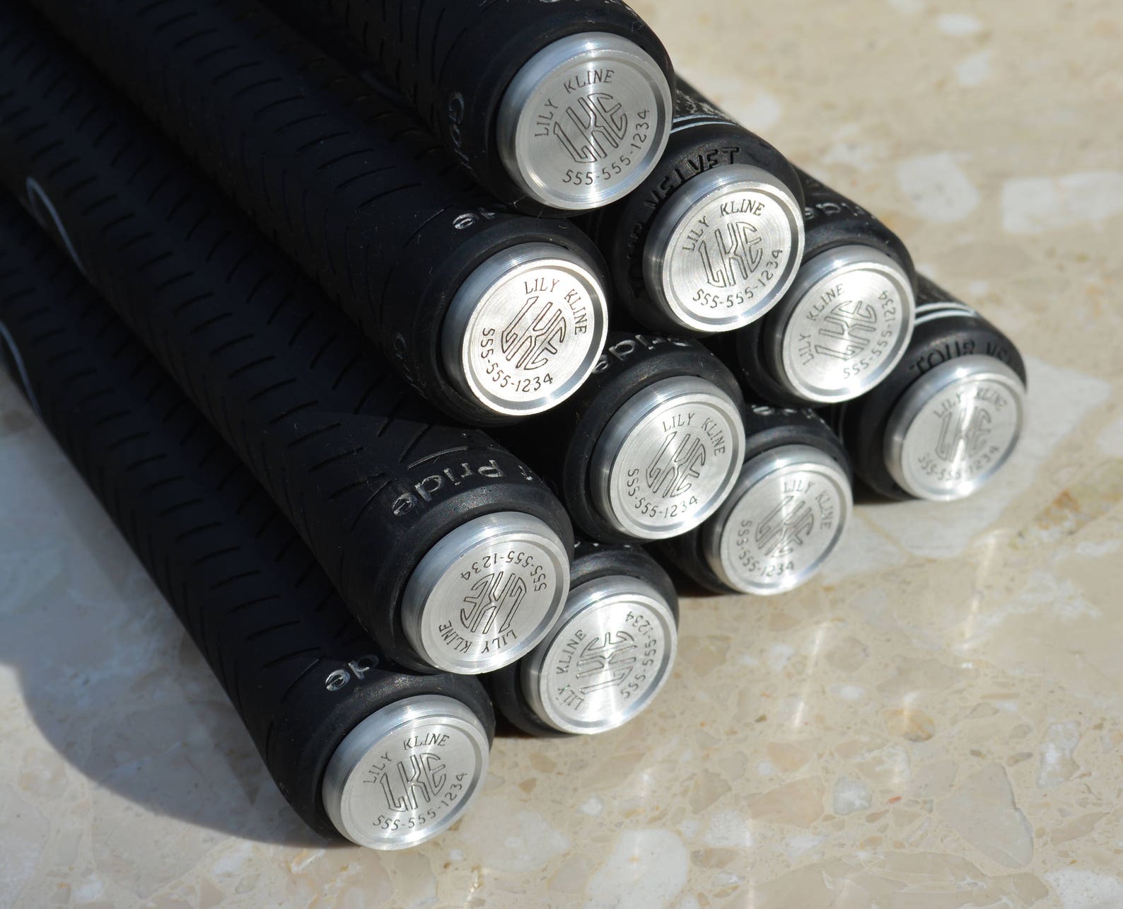 Personalized Monogram Engraved Clublinks Golf Club ID Tag Set of 14 ...