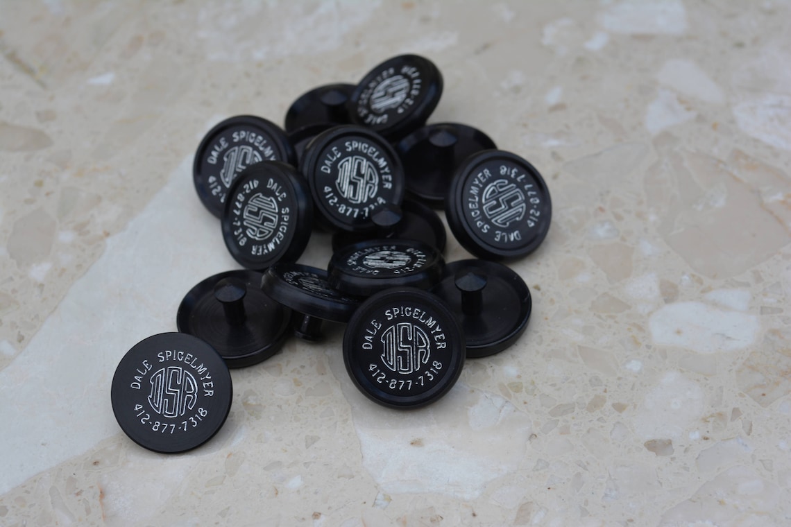 Personalized Monogram Engraved Clublinks Golf Club ID Tag Set - Etsy