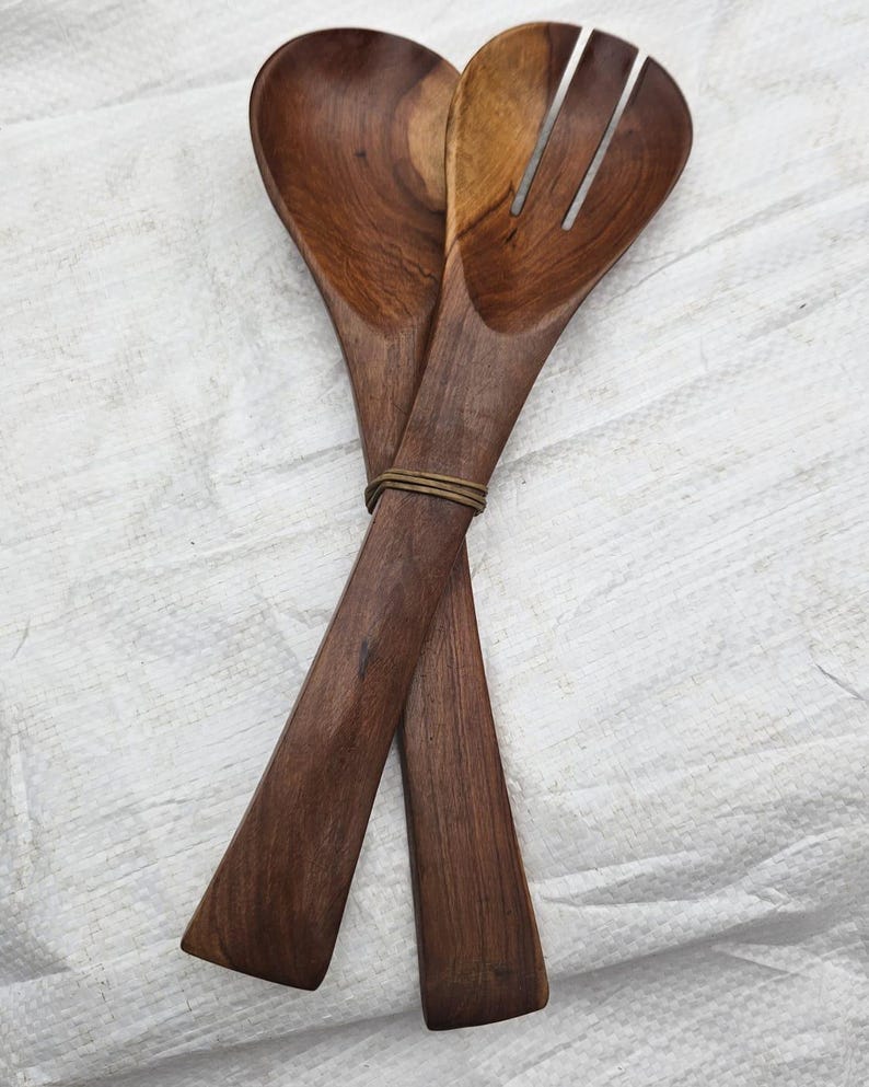 Assorted Wooden Serving Spoons, Serving Spoons, Wooden Spoons, Handmade ...