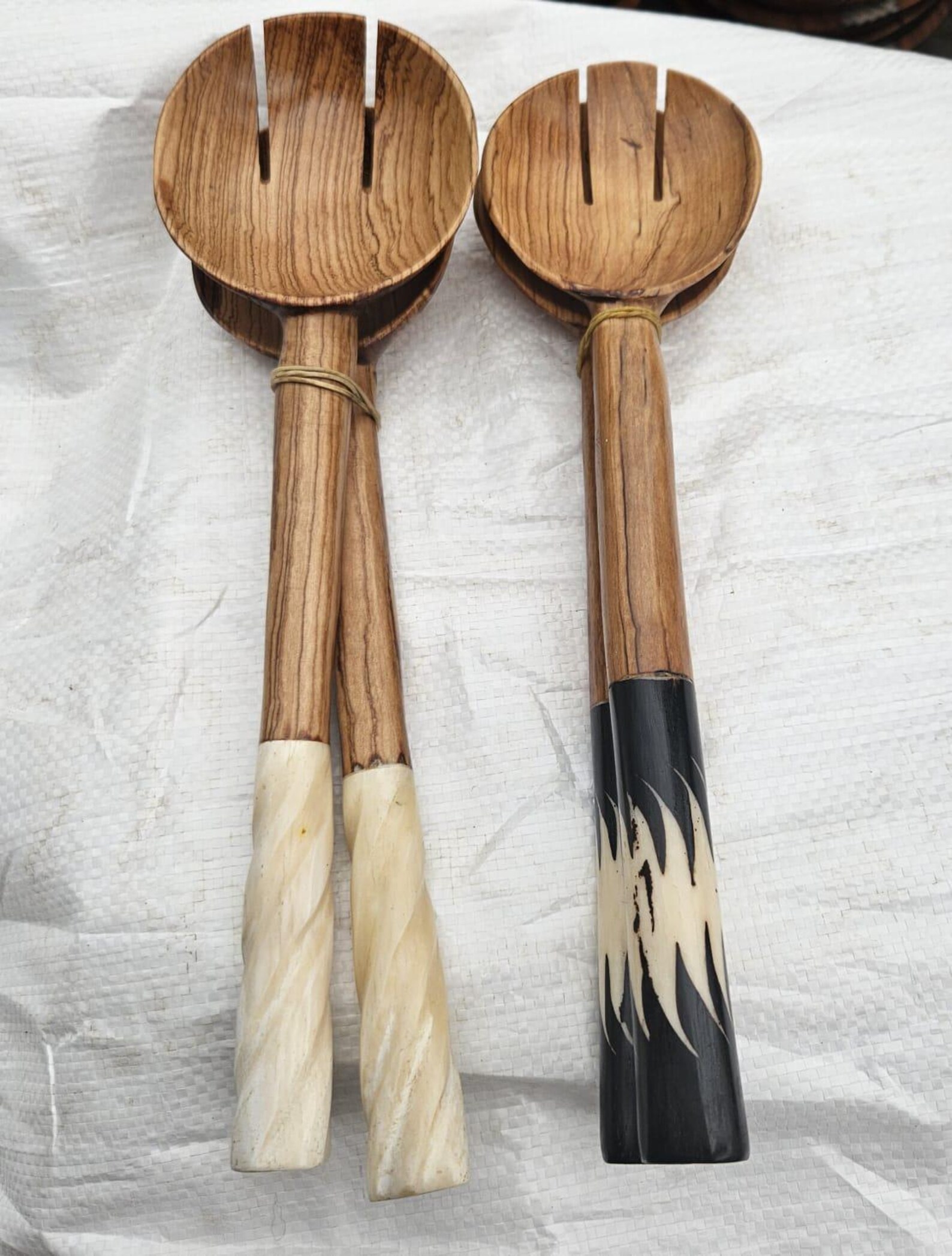 Assorted Wooden Serving Spoons, Serving Spoons, Wooden Spoons, Handmade ...