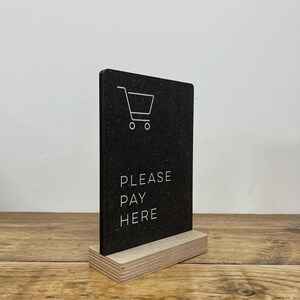 Beautifully Crafted Sustainable Mini Counter Top Signs - Etsy