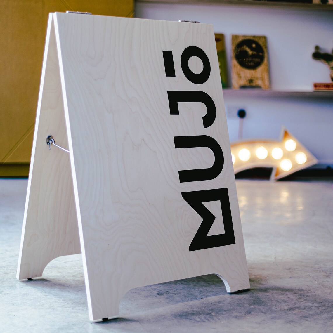 Bespoke Plywood A-board Shop Sign Pavement Board - Etsy
