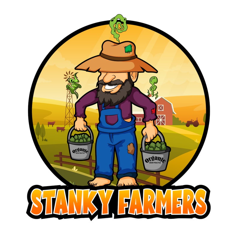 Custom Weed Logo Designhemp Logo Designmarijuana Logo Designcartoon ...