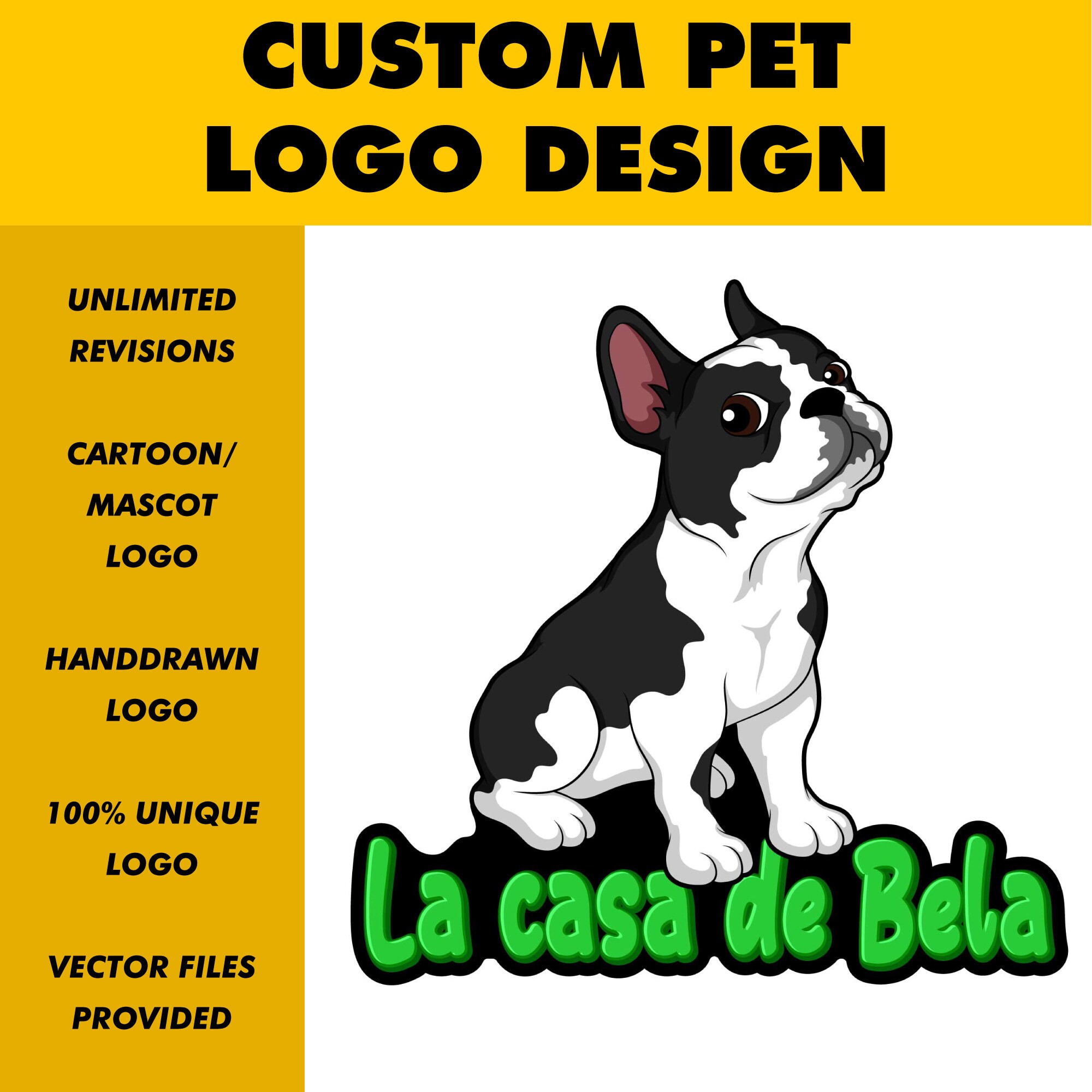 Custom Pet Logo Design|animal Logo Design|logo Logo Design|cartoon Cat ...