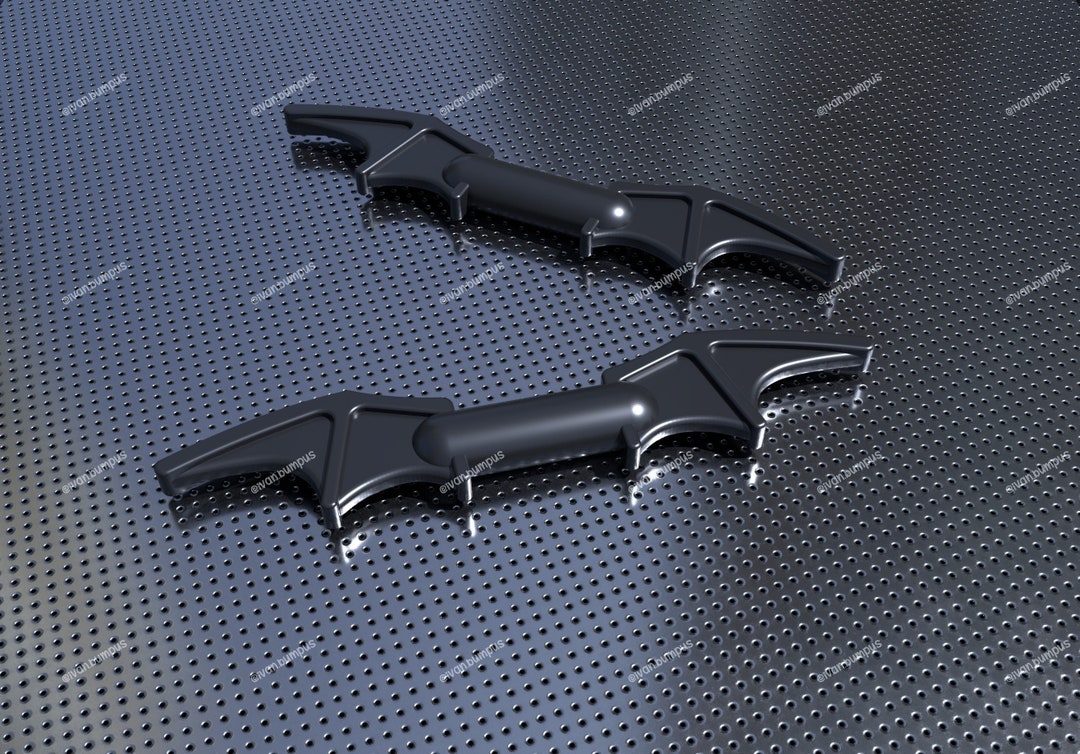 Digital STL File Life Size Mini Block Inspired Batarang(3d Printable ...