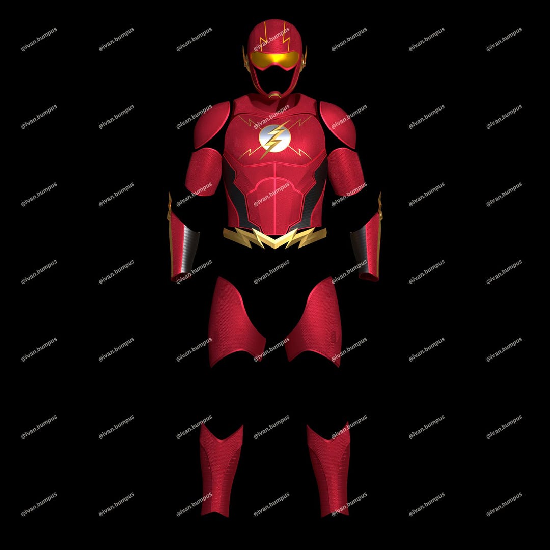 Digital STL File Speedster Inspired Suit Armor(3d Printable File) Belt ...