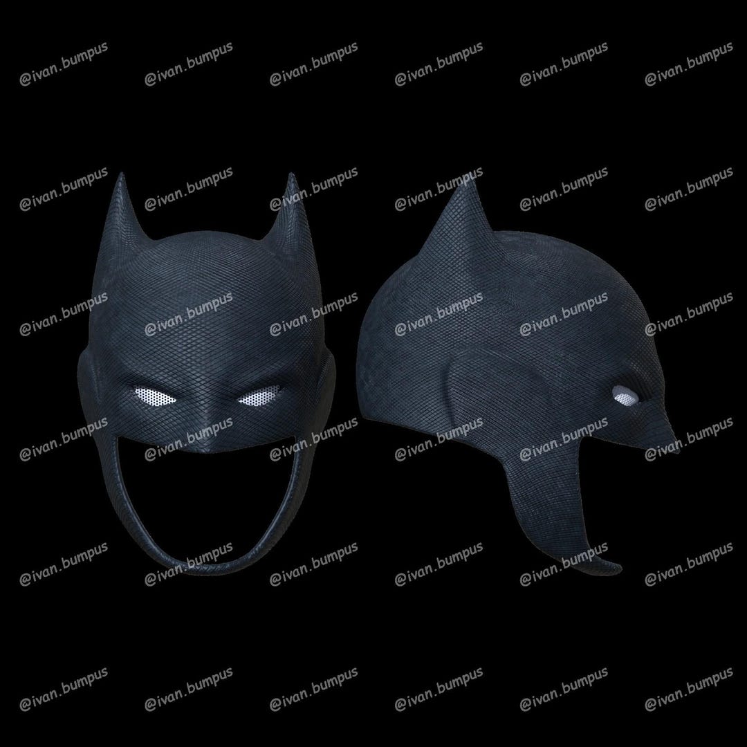 Digital STL File Bat Vigilante Inspired Cowl(3d Printable File) - Etsy