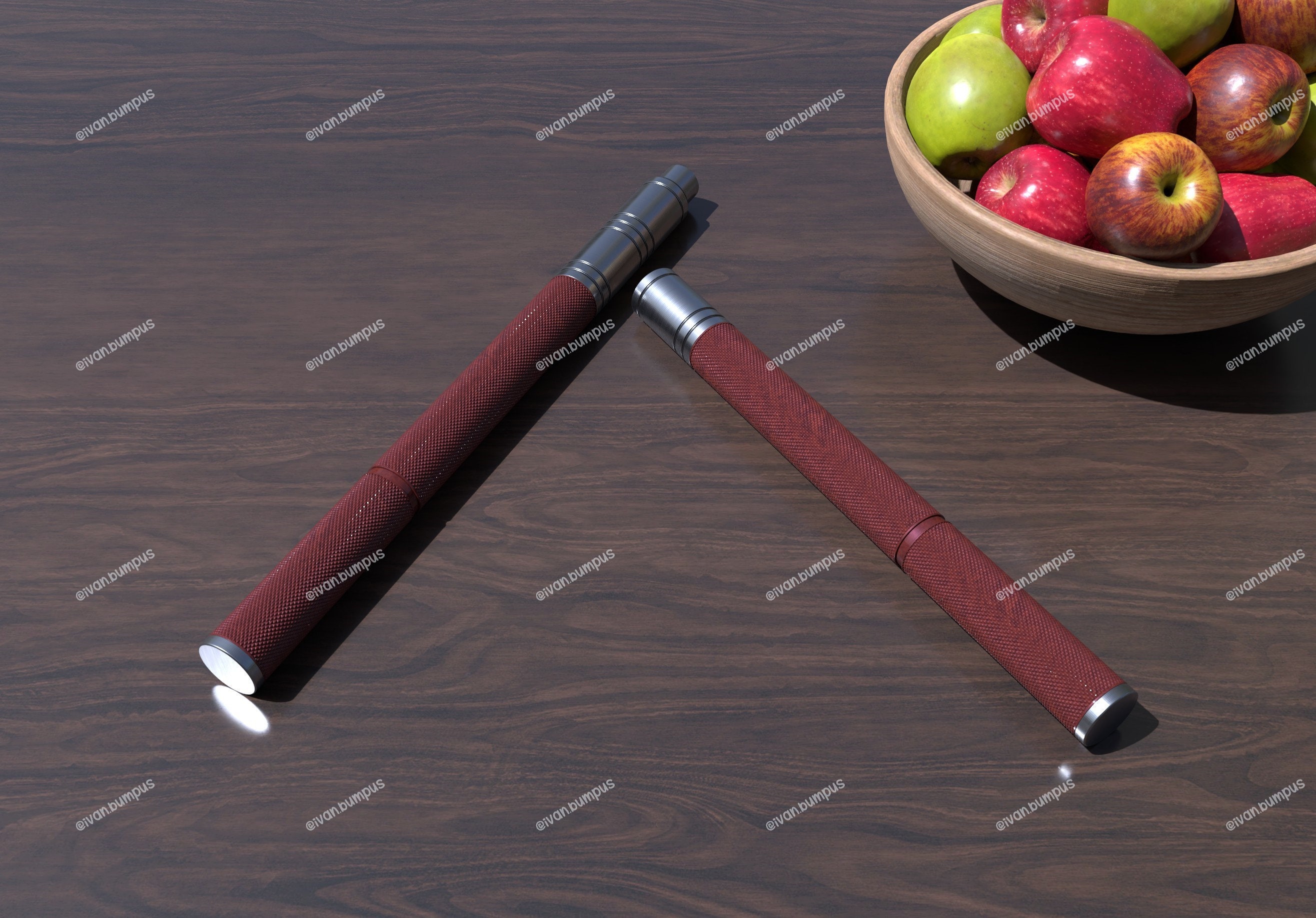 Digital File Daredevil Inspired Billy Clubs V33D Printable File - Etsy