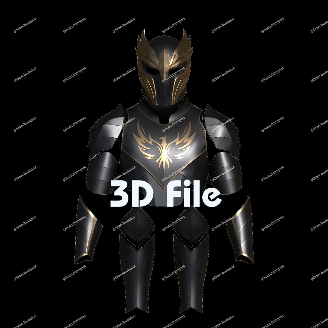 Digital File Phoenix Knight Armor(3d Printable File) - Etsy