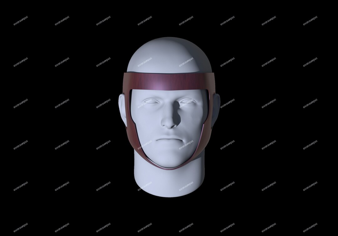 Digital STL File Gambit Inspired Head Gear(3d Printable File) - Etsy