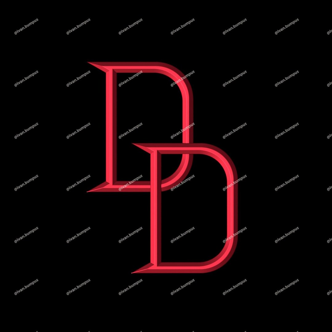 READ DESCRIPTION Digital STL Files Daredevil Inspired Chest Logo(3d ...