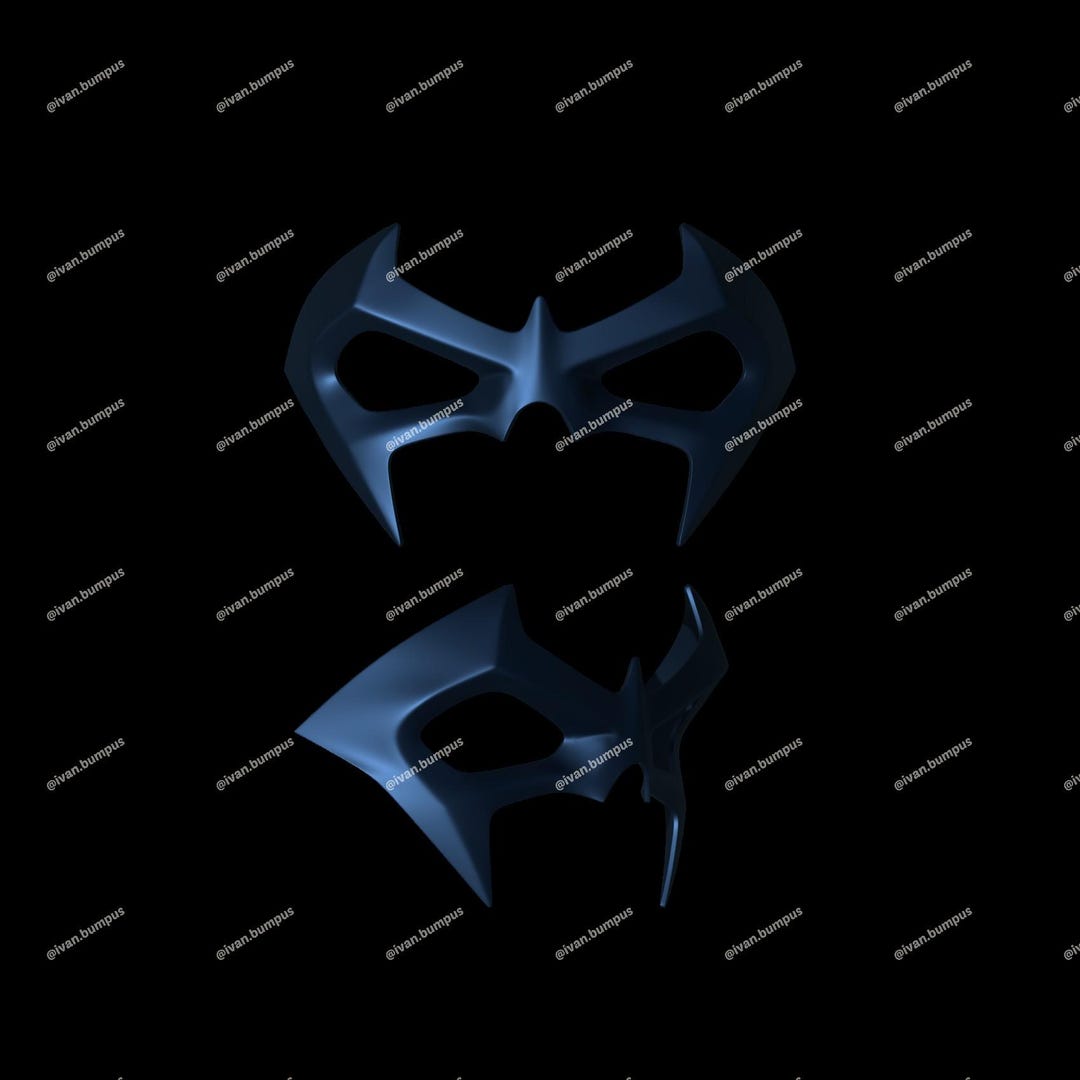 Digital STL File Nightwing Inspired Mask(3d Printable File) - Etsy