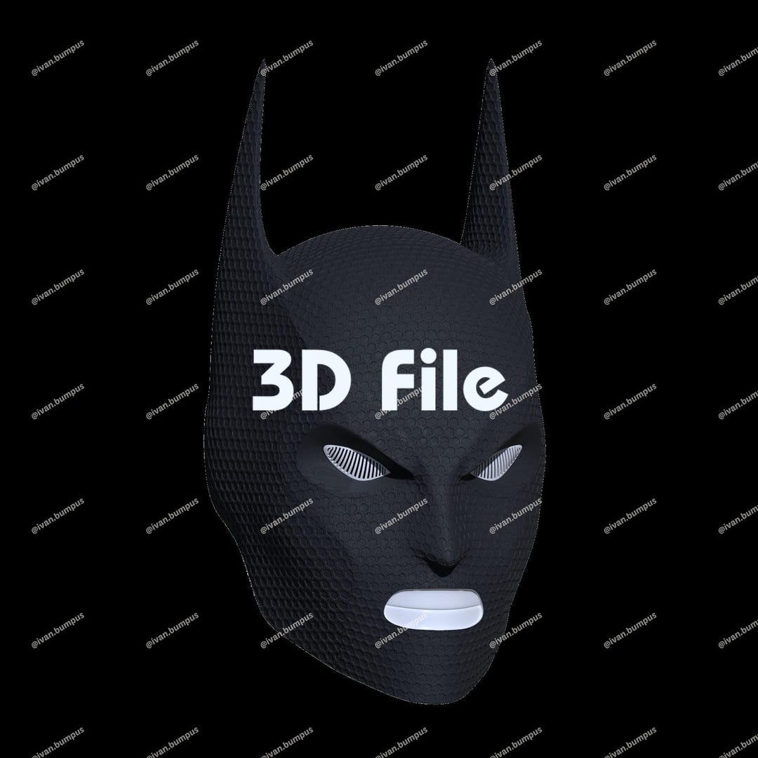 Digital STL File Bat Vigilante Beyond Inspired Helmet(3d Printable File ...