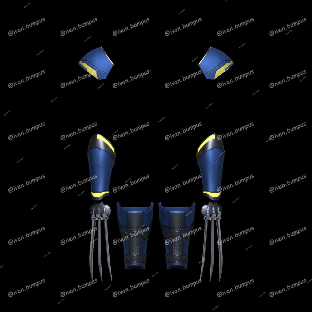 Digital STL File Wolverine Inspired Armor Bundle(3d Printable Files) - Etsy
